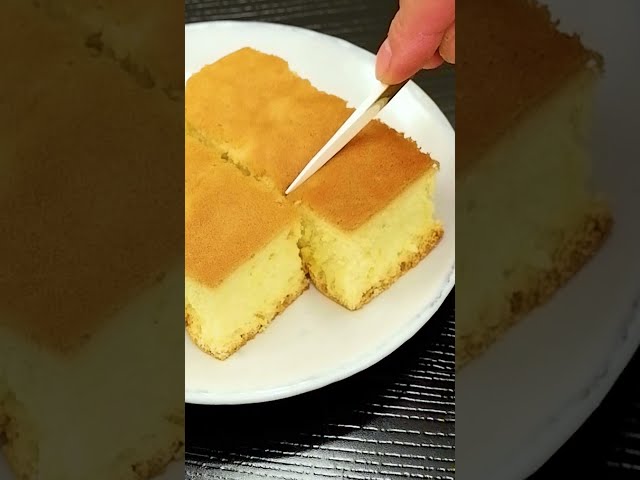 【材料3つ】簡単に作れる！お手軽カステラ｜クラシル #Shorts | CookDo - 料理動画まとめ